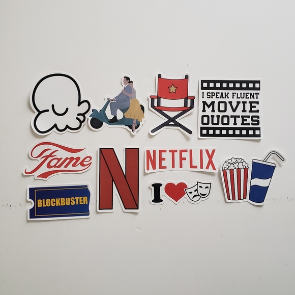 Accessories | 315 5pcs Movie Theater Stickers | Poshmark